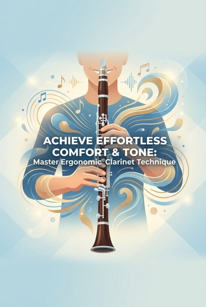 Clarinet hand and key placement for ergonomic tone