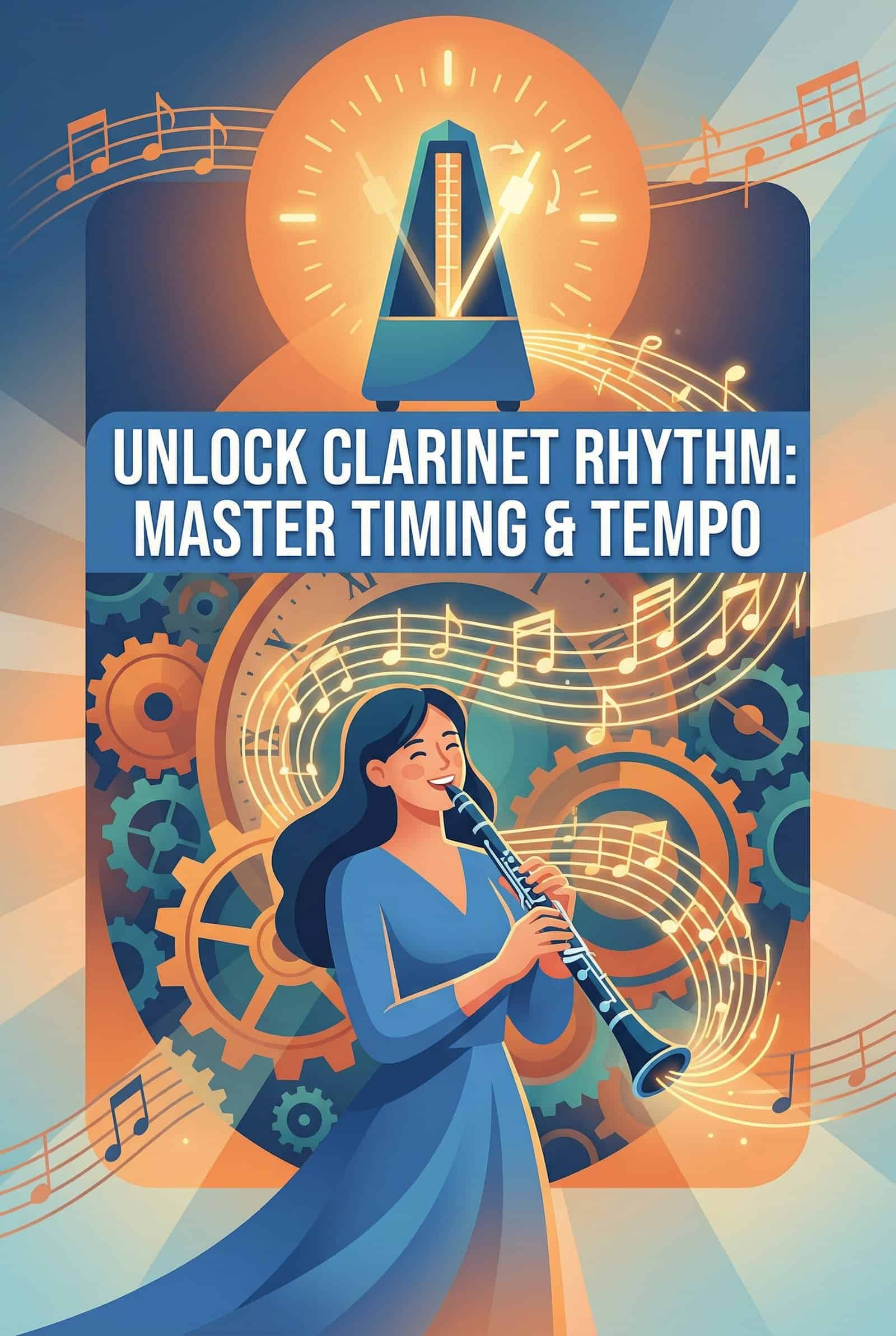 Metronome practice for clarinet timing, rhythm and tempo