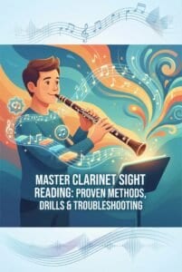 Clarinet sight reading step-by-step methods and drills
