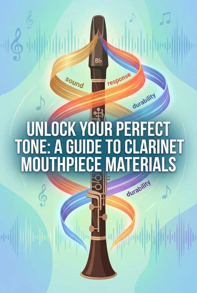Clarinet mouthpiece materials for tone and durability