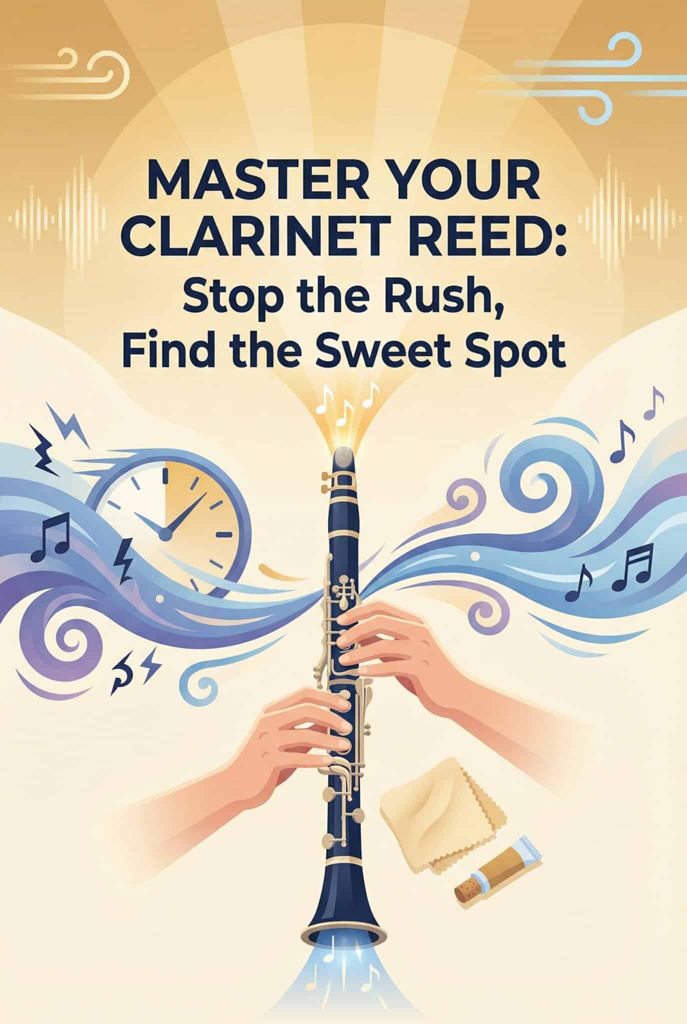 Clarinet reed rush: fix soft reeds and stabilize tone
